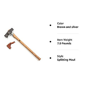 Gransfors Bruk Splitting Maul 31.50 Inch Wood Splitting Axe, 450
