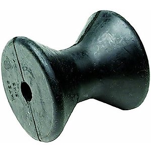 attwood 11205-1 Trailer Boat Rubber Bow 3x3 Roller, Black