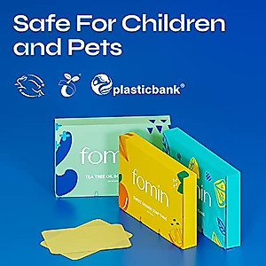 FOMIN - Antibacterial Paper Soap Sheets for Hand Washing 2x300 Sheets Bundle