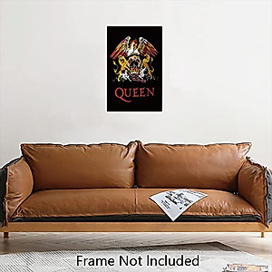 XIHOO Christ-EZ Queen Crest large fabric poster/flag - Matte poster Frameless Gift 12 x 18 inch(30cm x 46cm)