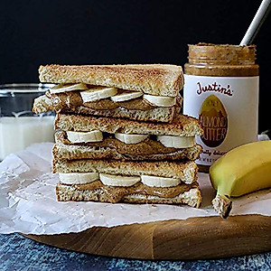 Justin's Honey Almond Butter, No Stir, Gluten-free, Non-GMO, Responsibly Sourced, 16 Ounce Jar