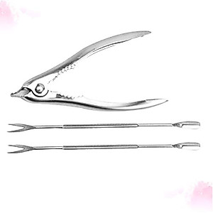 Cabilock Brazil Nuts 3pcs Seafood Tools Crab Crackers Multifunctional Pecan Walnut Plier Opener for Lobster Crab Nut Crawfish Prawns Seafood BBQ Kitchen Tools Brazil Nuts Cleaning Tools