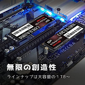 Silicon Power 1TB UD90 NVMe 4.0 Gen4 PCIe M.2 SSD R/W up to 5,000/4,800 MB/s (SP01KGBP44UD9005)