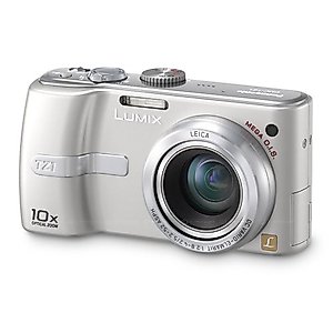 Panasonic Lumix DMC-TZ1S 5MP Compact Digital Camera with 10x Optical Image Stabilized Zoom (Silver)
