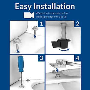 Bemis 500EC 062 500EC062 Toilet Seat, 1 Pack Round, Ice Grey