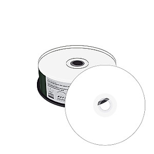 25-Pak 100-MIN 900MB 48X White Inkjet Hub Printable CD-R&#039;s by MediaRange