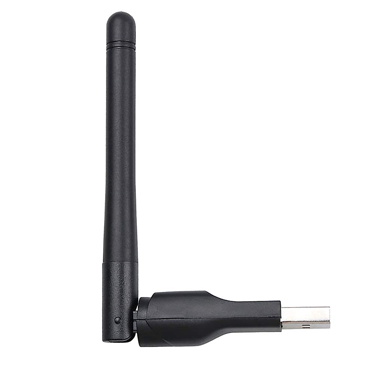 hudiemm0B USB Network Card, MT7601 150Mbps Wireless WiFi Router USB Network Card Adapter with 2dB Antenna Black