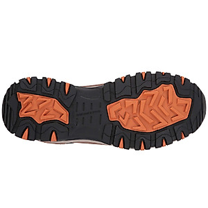 Skechers Men's Greetah Construction Shoe, Brown/Black, 10.5 M US