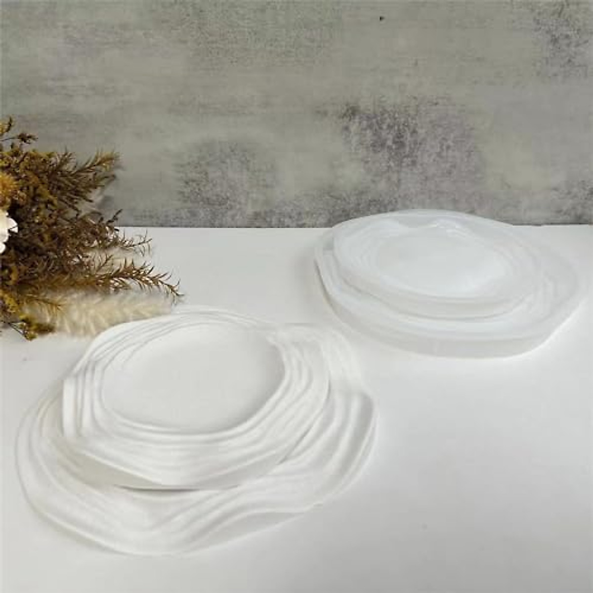 Irregular Tray Silicone Mold DIY Handmade Epoxy Resin Craft Casting Tool Storage Plate Coasters Molds Home Decorations