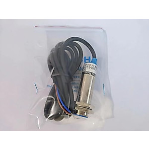Heschen M18 Capacitive Proximity Sensor Switch Shield Type LJC18A3-5-Z/BX Detection 5mm 10-30VDC 200mA NPN Normally Open(NO) 3 Wires