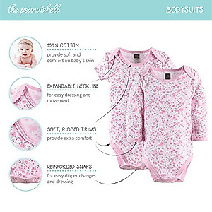 The Peanutshell Newborn Layette Gift Set for Baby Girls - 23 Piece Newborn Girl Clothes & Accessories Set - Fits Newborn to 3 Months - Floral