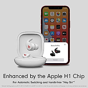 Beats Fit Pro - True Wireless Noise Cancelling Earbuds -Beats White with AppleCare+ (2 Years)