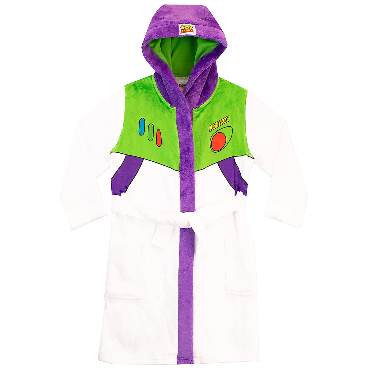 Disney Boys' Toy Story Robe Buzz Lightyear Size 7 Multicolored