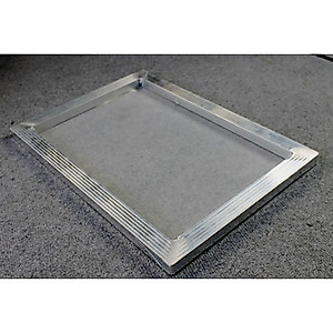 6 Pack 20x24 inch Aluminum Silk Screen Printing Screen Frames 110 White Mesh Pre-Stretched