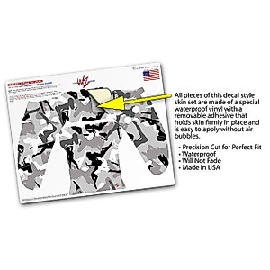 WraptorSkinz Skin Wrap compatible with Sony PS5 DualSense Controller Sexy Girl Silhouette Camo Gray (CONTROLLER NOT INCLUDED)