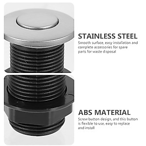 1 Set Pneumatic Switch Garbage Disposal Hose Disposal Button and Bathtub Air Bathtub Supplies Air for Garbage Disposals Garbage Disposal Air Food Air for Garbage Disposal