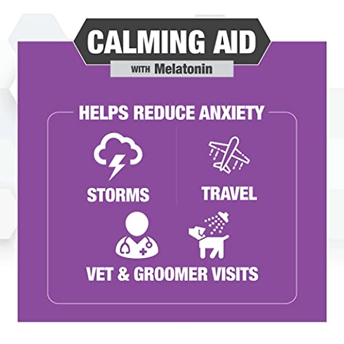 Nootie PROGILITY Daily Calming Aid Chews for Dogs - Aids Dog Anxiety, Separation Anxiety & Stress Relief with Melatonin - Dog Relaxant for All Size dogs - 90 ct. - Sold in Over 4,000 Pet Stores