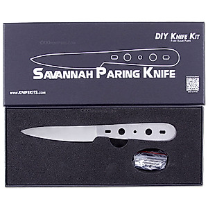 EZSMITH Savannah Paring Knife - DIY Knife Kit - (Blade & Pinstock Only)
