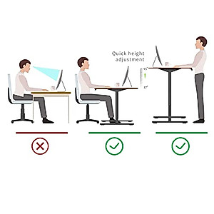 bilbil 59 Inches L-Shaped Height Adjustable Electric Standing Desk, Sit to Stand Desk Home Office Computer Desk with Lockable Casters, Oak Top, White Frame