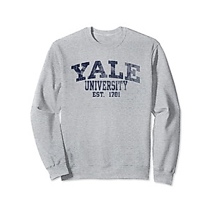 Yale Bulldogs Vintage Apparel Est 1701 Officially Licensed Sweatshirt
