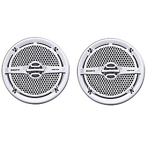 Sony XSMP1611 6.5-Inch Dual Cone Marine Speakers (White)