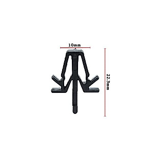 50pcs 90467-12040, 9046712040 Grille Retainer Clips for 1998 Toyota Tacoma SR5 Extended Cab Pickup 2-Door 3.4L 3378CC V6 GAS DOHC Naturally Aspirated