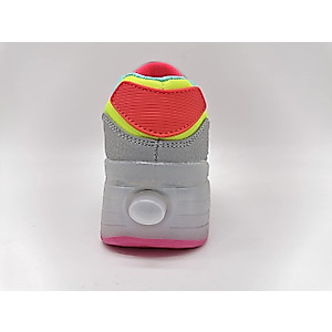 SDSPEED 7 Colors LED Rechargeable Kids Roller Skate Shoes with Single Wheel Shoes Sport Sneaker