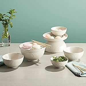 Lenox 894103 French Perle 8Pc Luna Nesting Dinnerware Set