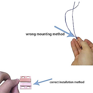 xin-sheng 110V Wired Door Magnetic Switch clostet Switch（1 set）