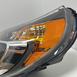 ALLIGATOR AUTO LIGHTS Headlight Assembly Set Pair Replacement for Ram 2014 2015 2016 2017 2018 2019 2020 2021 2022 ProMaster 2500, DOT/SAE Compliant,Halogen Headlights with Bulbs, Left & Right Side