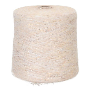 500g/Ball/Mohair Alpaca Sequins Yarn DIY Knitting Wool Sweaters, Coats, Socks, Hats Yarn (Color : 839- Orange)