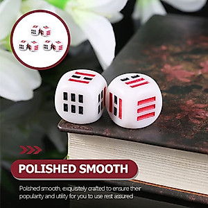 30 Pcs Gossip Dice Fortune-Telling Dices Dice Props Multi-Sided Dices Ba Gua Dices Divination Dices Portable Dices Dice for Divination