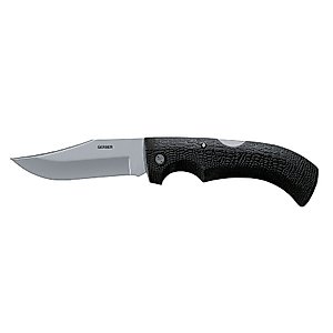 Gerber Gear 06069N Gator Folding Knife, Fine Edge, Clip Point, 8.5 Inch, Black