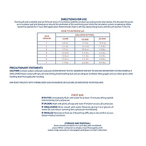Pool Mate 1-2210B pH Up for Swimming Pools, 10-Pound
