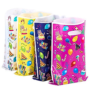 Plastic Party Favor Bags Assorted Colors 48 pcs (Balloon)
