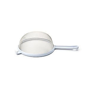 Fox Run Stainless, 8in Strainer, White
