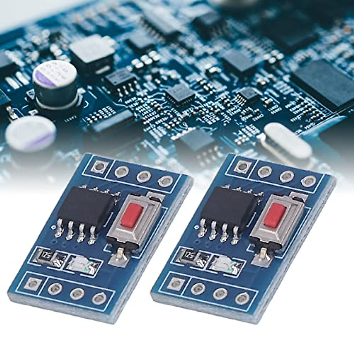 Microcontroller Board, Wide Application MCU Development Module STC15W204S 4 Sets PCB Stable Output Good Control for Experiment
