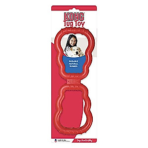 KONG Tug of War Toy - Durable, Stretchy Rubber Dog Toy - for Medium Dogs