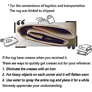 Oueoty Retro Bookshelf Keep Calm and Read a Book Area Rug Rugs for Living Room Bedroom 4x5ft/48x60in/120x153cm