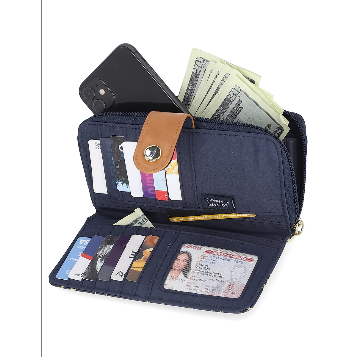 Nautica Women's Clutch, Anchor Aweigh