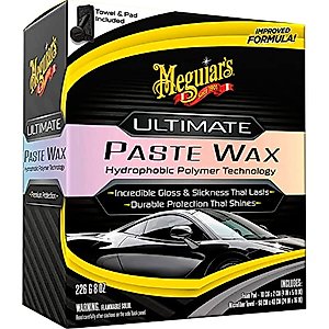 Meguiar's G210608EU Ultimate Paste Wax 227g, Incredible Gloss & Slickness That Lasts