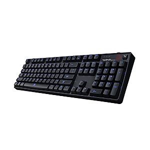 Tt eSPORTS Thermaltake Poseidon Z Plus Gaming Performance Monitoring App & Software Blue Switches Blue Backlight Mechanical Gaming Keyboard KB-PZP-KLBLUS-01