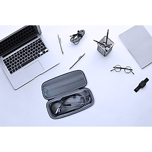 TUDIA Hard Storage Carrying Case Bag for Cardiology Stethoscope and Nurse Accessories Compatible with 3M Classic III, Lightweight II S.E, Cardiology IV Diagnostic