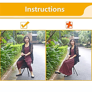 Folding Walking Stick Seat, Aluminium Cane Chair with Ergonomic Handle, Lightweight Non-Slip Crutch Stool for Elderly Seniors and Disabled 220 Lbs Capacity