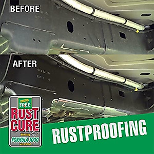 Corrosion Free Rust Cure Formula 3000 1G/4L Jug, Great for Vehicles, Buses, Tractors, snowblowers, mowers, Rust Prevention, Rust Inhibitor, undercoating