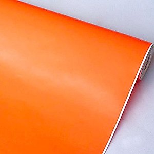 Yifely Solid Color Peel & Stick Shelf Liner Removable Drawer Paper for Covering Home Furniture School Old Lockers, Orange, 17.7 Inch by 9.8 Feet
