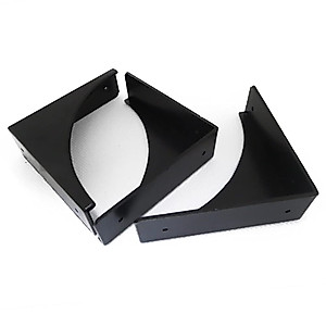 Corner Guard,glrovazas 4 Pcs Decorative Desk Box Corner Protector Desk Case Edge Cover Safety Guard Furniture Corner Bumpers Thickened Hardware for Jewrlry Box Cabinet（Black）