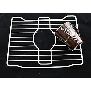 Vinyl Coated Sink Protector Avoid Scratching Sink (White, 12)