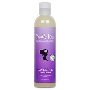 Camille Rose Lavender Fresh Cleanse, Detangling and Moisturizing Shampoo, with Apple Cider and Lavender Oil, 8 oz