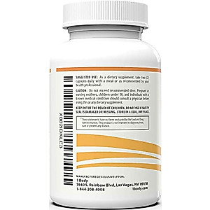 Liposomal Vitamin C Capsules 1200mg – Collagen Support, Powerful Antioxidant Boost, High Dose & High Absorption VIT C Ascorbic Acid Pills – 60 Servings – Easy to Swallow Capsules